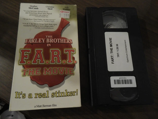 FARLEY BROS. F.A.R.T. Fart The Movie Vhs Matt Berman 2002 Comedy Rare ...