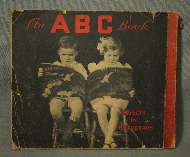 RARE VINTAGE CHILDREN'S book An ABC Object Book in Photograph Whitman ...