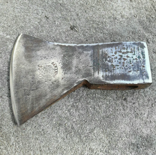 VTG RARE GERMAN WWII WW2 ERA Wörder & Pandel FORGED AXE HEAD HATCHET ...