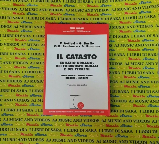 BOOK LIBRO IL CATASTO problemi e casi pratici ENTI LOCALI editore ...