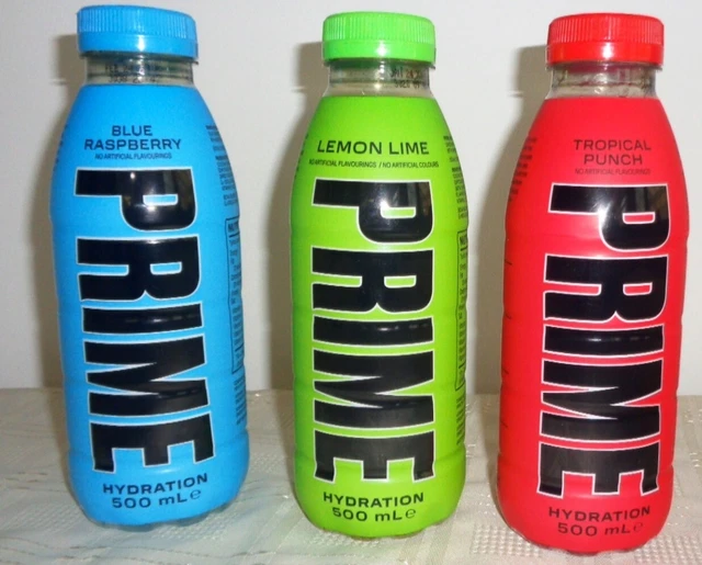 PRIME HYDRATATION DRINK par KSI & Logan Paul 3 saveurs toutes non ...