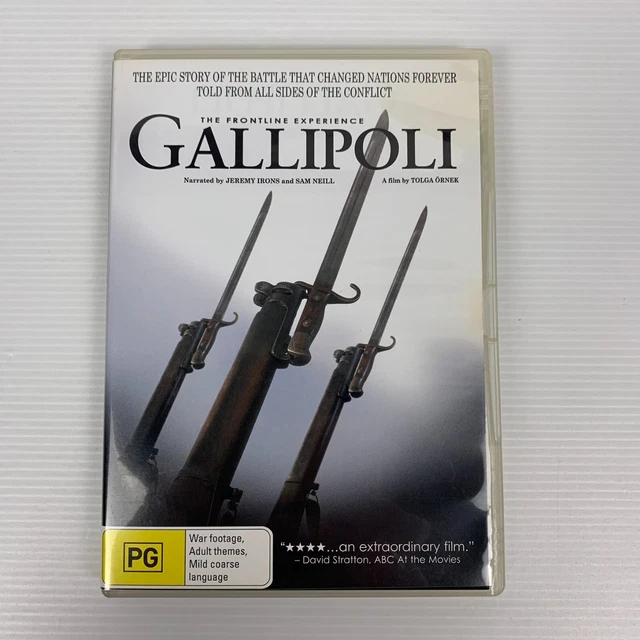 GALLIPOLI - FRONT Line Experience (DVD) Narrated by Jeremy Irons & Sam ...
