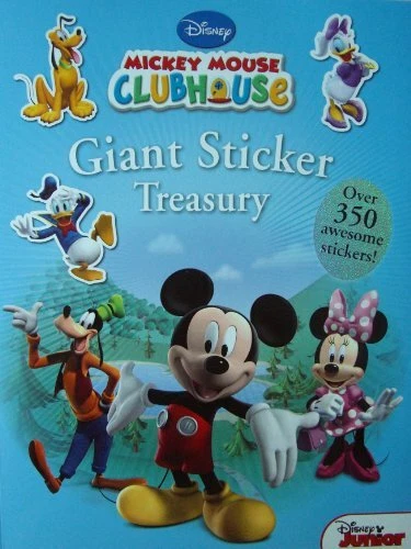 DISNEY MICKEY MOUSE Clubhouse Giant Sticker Treasury by Disney Book The ...