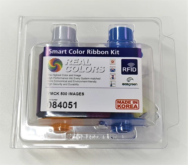 FARGO HDP5000 84051 HDPii YMCKO Full Colour Dye Film Ribbon 084051 ...