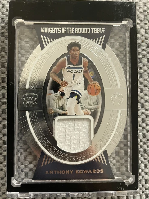 2020-21 CROWN ROYALE Knights If The Round Table Anthony Edwards Patch ...