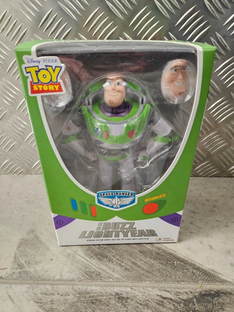 DISNEY PIXAR TOY Story Buzz Lightyear Dynamic Action Hero Beast Kingdom ...