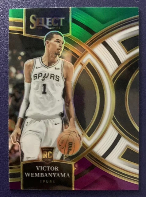 2023-24 PANINI SELECT Victor Wembanyama Premier Tri-Color Prizm Rookie ...