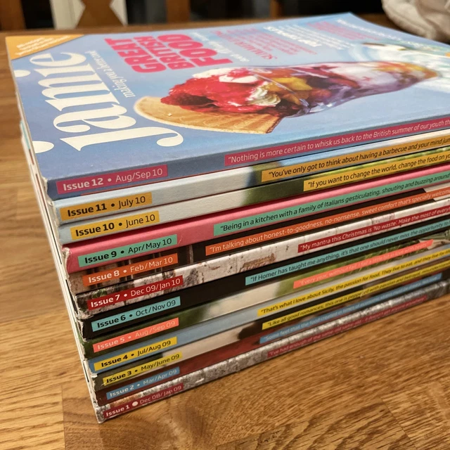 JAMIE OLIVER MAGAZINE Issues 1, 2, 3, 4, 5, 6, 7, 8, 9, 10, 11, 12 ...