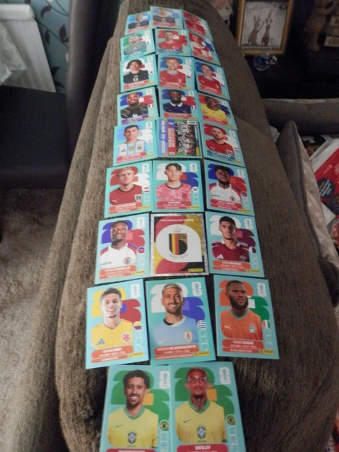 PANINI WORLD CUP 2026 official sticker album new with 26 stickers + 6 ...