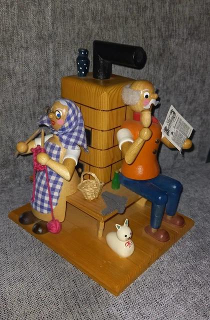RÄUCHERMÄNNCHEN OMA UND Opa am Ofen EUR 85,00 - PicClick DE