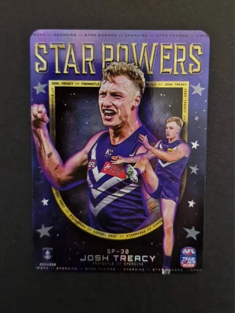 2025 AFL TEAMCOACH Team Star Powers Fremantle Josh Treacy SP-30 $10.00 ...
