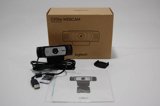 LOGITECH C930E WEBCAM Ultra Wide Angle- 30 fps - USB 2.0 - 1080p £59.47 ...