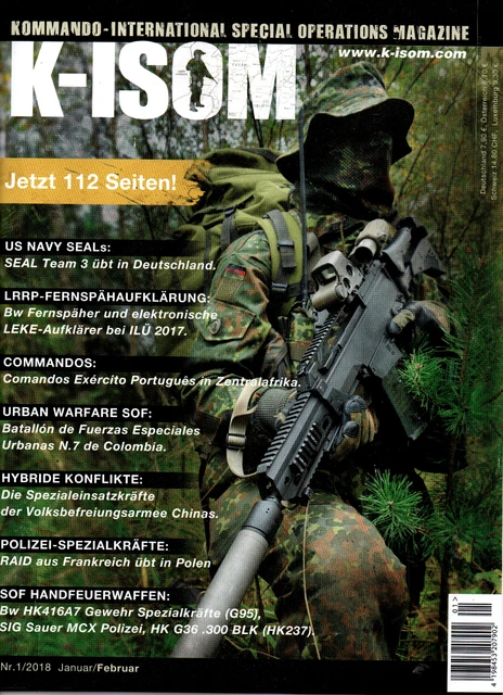 K-ISOM 1/2018 SPECIAL Operations Magazin Fernspäher US Navy SEALS ...