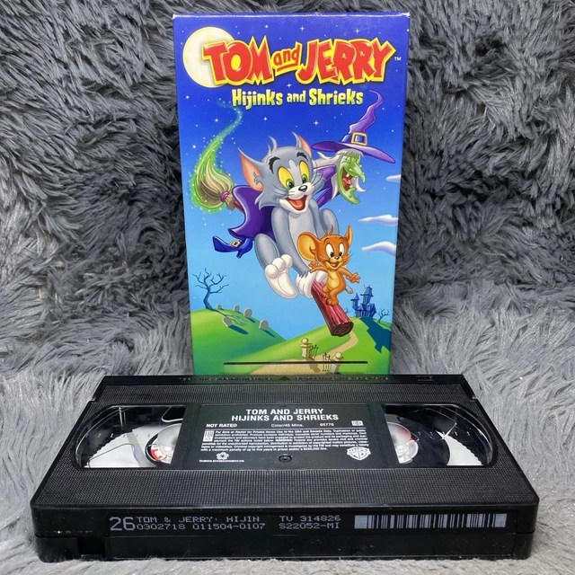 TOM AND JERRY Hijinks and Shrieks VHS Tape 2003 Warner Halloween ...