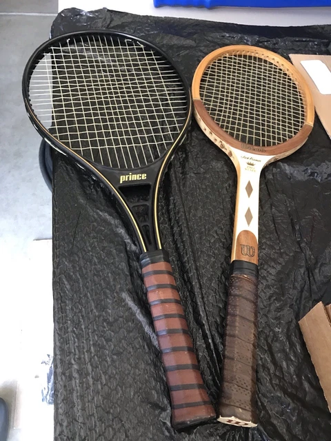 TENNIS PRINCE PRO 4 1/2" Racket Jack Kramer Pro Staff Wood Tennis ...