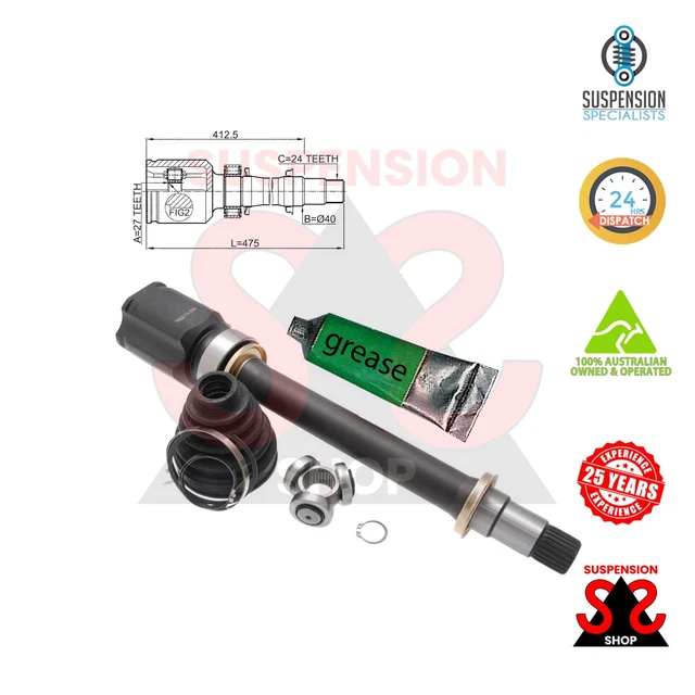 TRANSMISSION SIDED CV Joint Kit, Drive Shaft Suit TOYOTA Noah / Voxy 2.0 $219.09 - PicClick AU