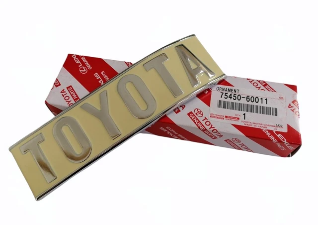 GENUINE TOYOTA LANDCRUISER 40 Series Rear Quarter Badge Emblem 74-79 ...
