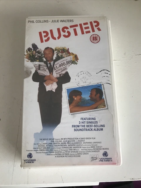 BUSTER, 1988, PHIL Collins, Julie Walters, (VHS) Vestron Video £2.50 ...