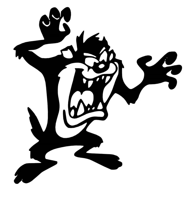 TAZ LARGE VINYL car Decal / Sticker £5.99 - PicClick UK