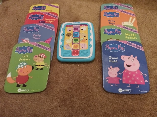 PEPPA PIG ELECTRONIC Me Reader and 8 Look and Find Sound Books EUR 5,86 ...