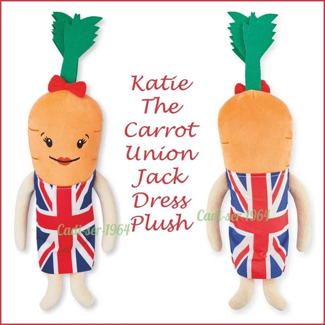 KEVIN THE CARROT Plush Queen's 70th Jubilee Celebrations 2022 Katie ...