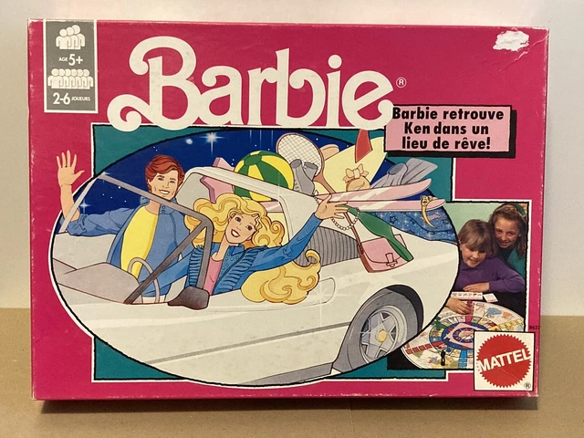 1990 MATTEL FRANCE Vintage BARBIE Retrouve KEN Jeu De Société 100% ...