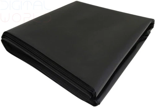 BLACK HEAVY DUTY Polythene Plastic Sheeting DPM DPC Damp proof 4m x 5m £43.99 - PicClick UK