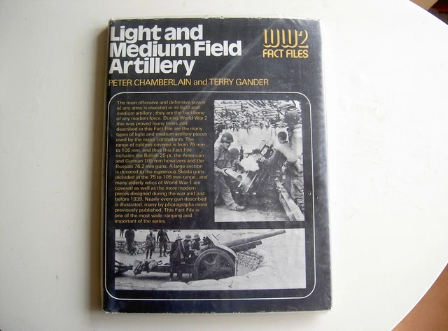 #943 WW2 FACT Files Light and Medium Artillery Hardback Ex-Library 1975 ...