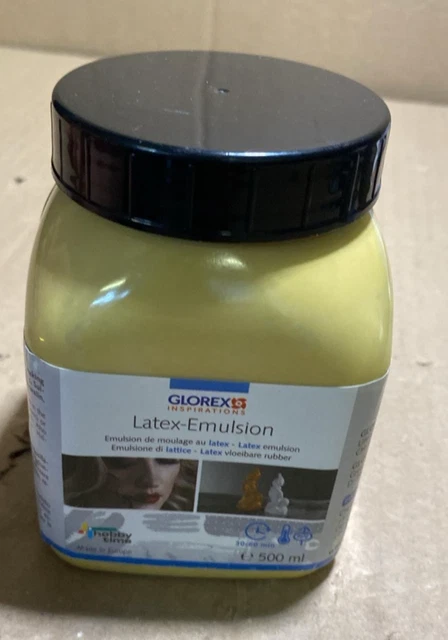 GLOREX LATEX EMULSION 500 ml (10% used), Multiple elements ...