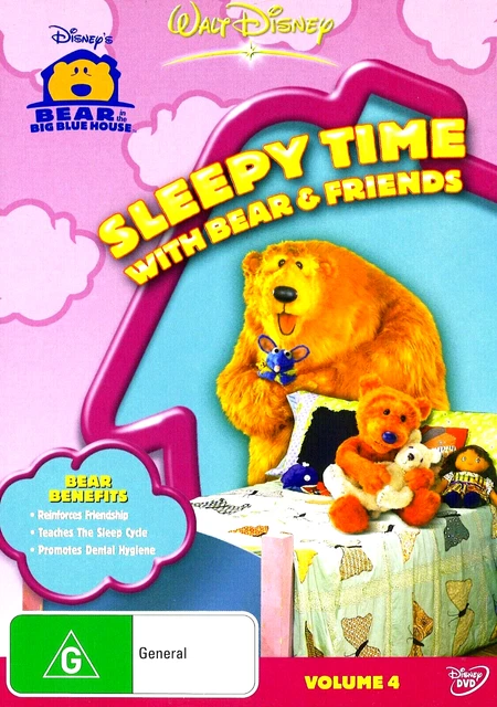 BEAR IN THE Big Blue House DVD Vol 4 SLEEPY TIME WITH BEAR FRIENDS Disney Kids £10.34 - PicClick UK