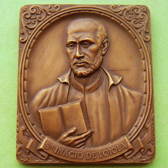 SPANISH KNIGHT PRIEST Theologian Saint Ignatius of Loyola BIG Bronze ...