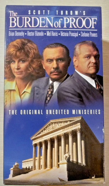THE BURDEN OF Proof (VHS) The Original Unedited Miniseries - 3 TAPE SET ...