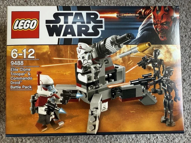 LEGO STAR WARS: Elite Clone Trooper & Commando Droid Battle Pack (9488 ...