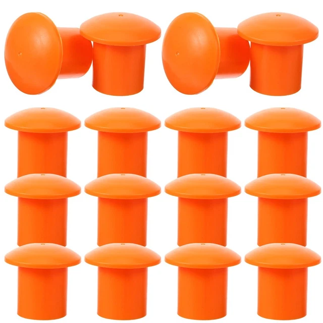 40 PCS BUMP Cap Plastic End Caps Pipe & Tube Protective Building ...