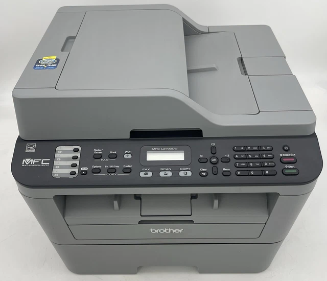 BROTHER MFC-L2700DW WIRELESS Monochrome All-In-One Laser Printer w ...