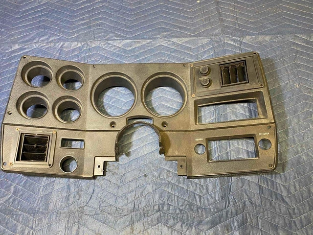 75-77 CHEVY GMC Truck DASH GAUGE BEZEL Rare Aftermarket A/C Controls ...