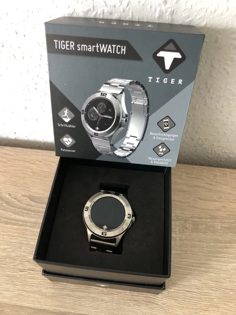 TIGER SMARTWATCH LONDON SW1202H Fitnessuhr Armbanduhr silber ...