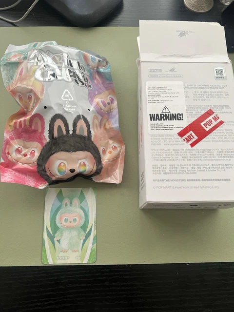 LABUBU BIG INTO Energy Pop Mart Box Open/Sealed Pouch LOVE and SERENITY ...