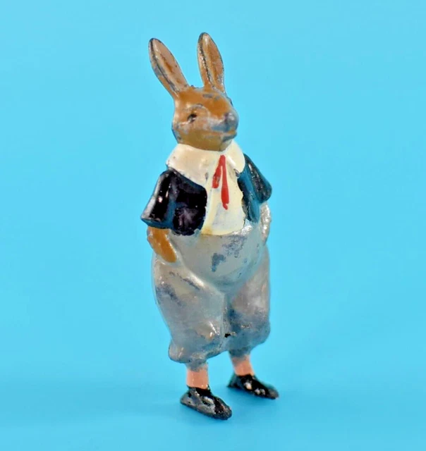 VINTAGE BRITAINS CADBURYS COCOA COCOCUB LEAD FIGURE WHISKERS RABBIT ...