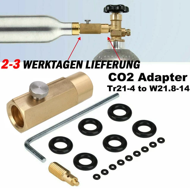 CO2 ADAPTER WATER sprinkler for filling soda stream soda club home 425g ...