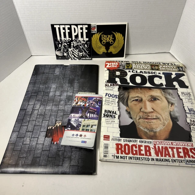 CLASSIC ROCK MAGAZINE 158 Pink Floyd Roger Waters Cover June 2011 W/cd ...
