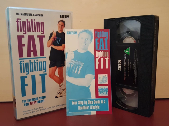 FIGHTING FAT FIGHTING Fit - Roger Black - PAL VHS Video Tape + Guide ...