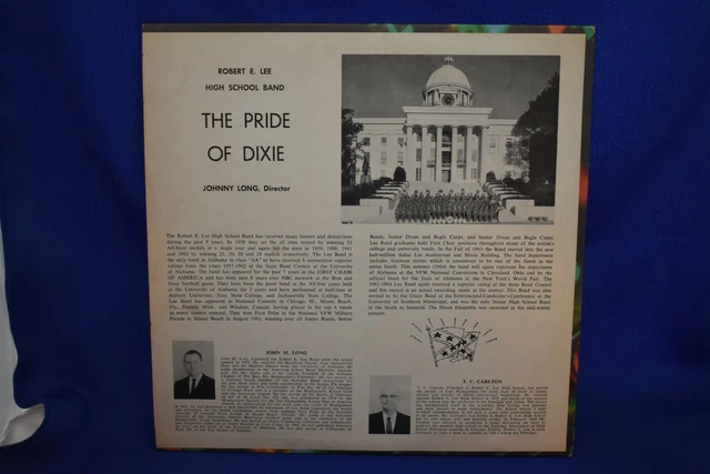 ALBUM ROBERT E. Lee High School Band Montgomery Alabama The Pride Of ...