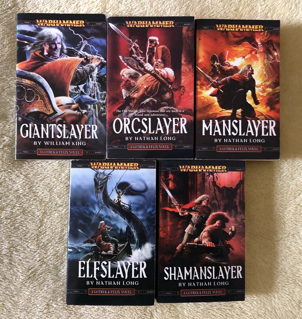 GOTREK & FELIX 7-11 Black Library Warhammer Fantasy Novel LOT SALE 5 PB ...