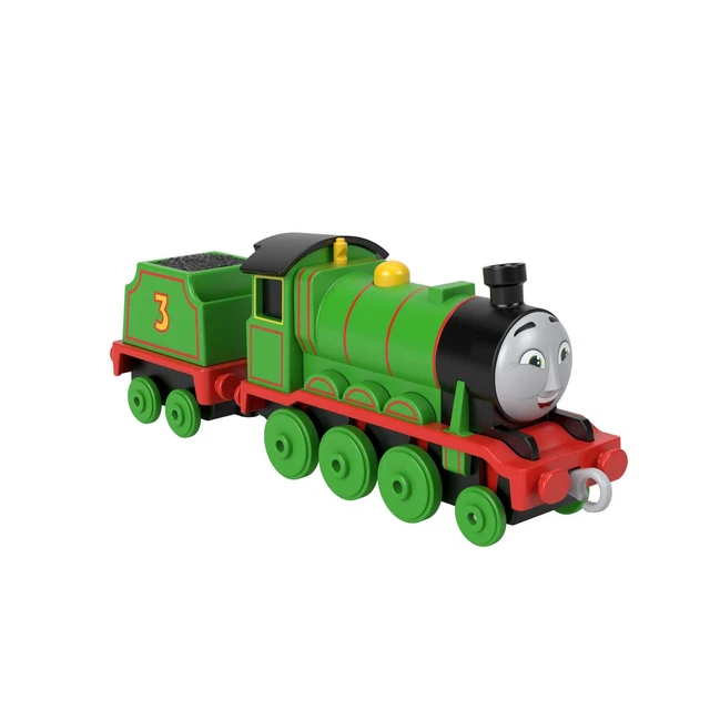 THOMAS & FRIENDS Toy Train, Henry Diecast Push-Along Engine with Tender ...