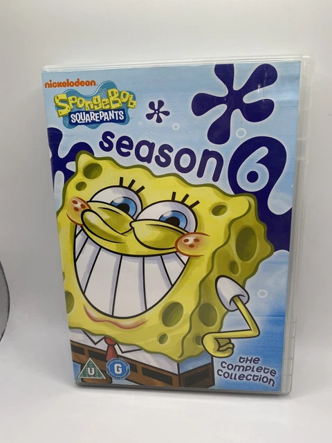SPONGEBOB SQUAREPANTS: THE Complete 6th Season (DVD, 2010) boxset £11. ...
