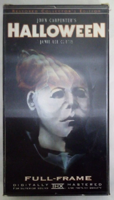 1978 HALLOWEEN MICHAEL Myers 3D Lenticular Case Vhs Movie Horror/Sci-Fi ...