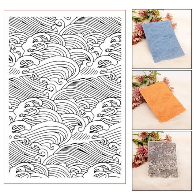 CREATE STUNNING CRAFT with Plastic Embossed Folder Template Stamp ...