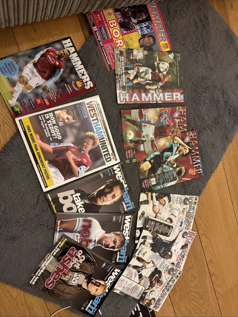 X12 WEST HAM United Football Club Matchday Programmes 90s & 00s £1.75 ...