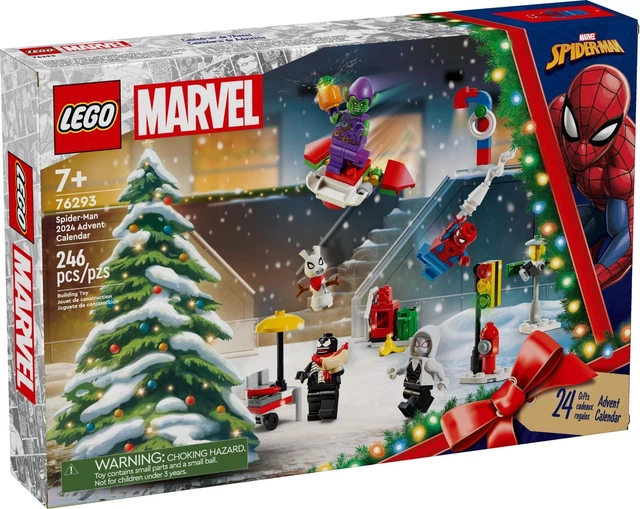 LEGO MARVEL SUPER Heroes Spider Man Christmas Advent Calendar 2024 Set ...